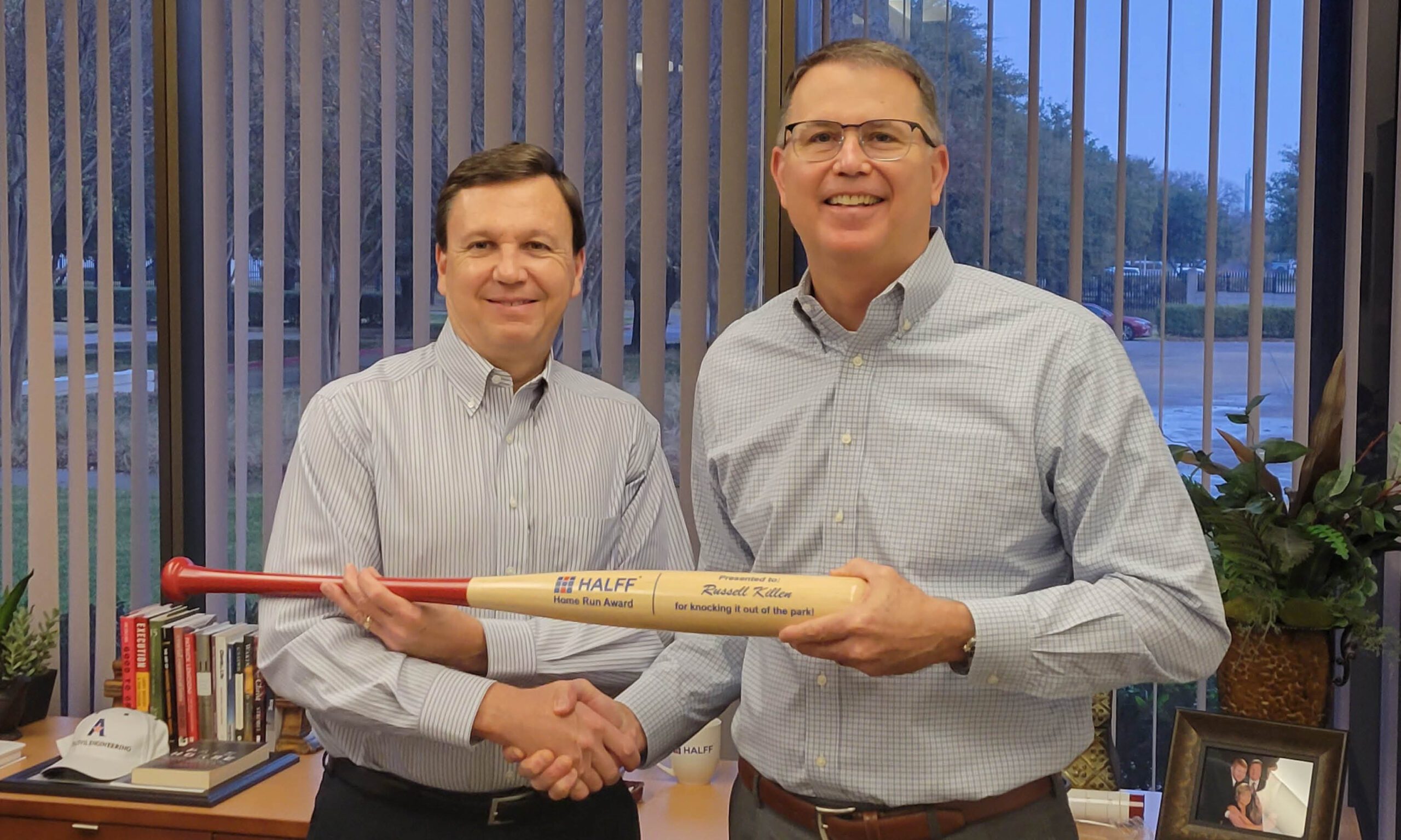 Executive Vice President Russell Killen Awarded Halff's Home Run Award ...